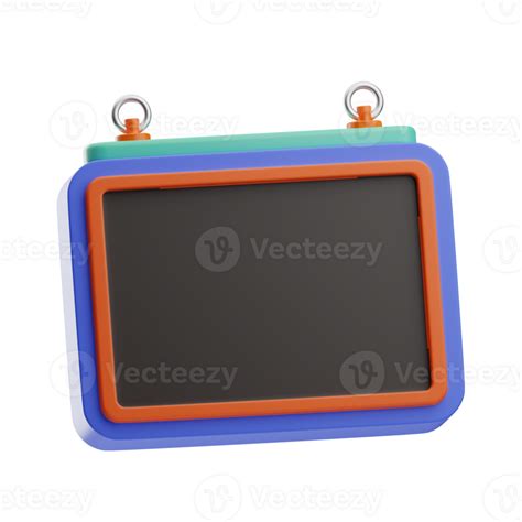 Lugar De Trabajo Pizarron Ilustración 3d 28702761 Png