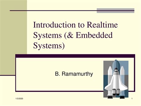 Ppt Introduction To Realtime Systems And Embedded Systems Powerpoint