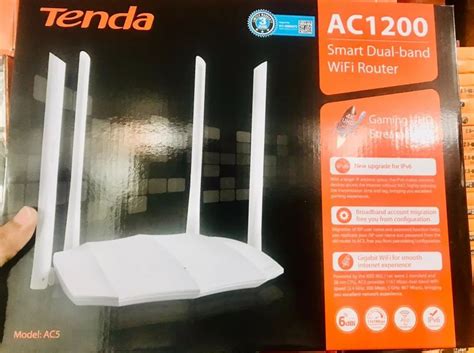 USB AC Tenda AC Smart Dual Band Wifi Router At Piece In Lucknow