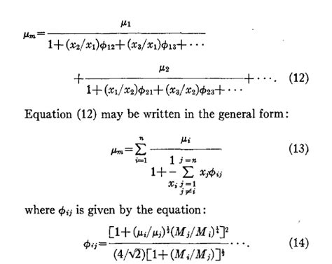 The Dynamic Viscosity Of Gas Mixtures Is Calculated