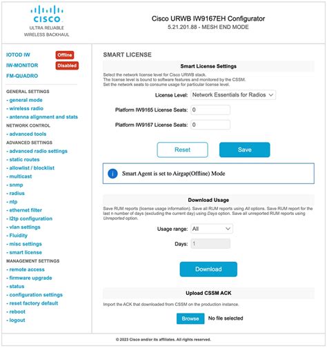 Catalyst Iw アクセスポイント向け Cisco Ultra Reliable Wireless Backhaul リリース 17 15 1 ソフトウェア コンフィギュレーション