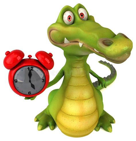 Clock Crocodile Stock Illustrations 148 Clock Crocodile Stock