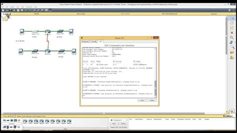 9 2 1 5 Packet Tracer Designing And Implementing A Vlsm Addressing Scheme Youtube