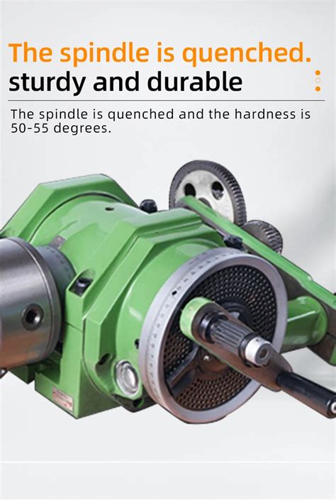Taiwanese Universal Indexing Head Milling Machine Indexing Head Vertical And Horizontal Indexing