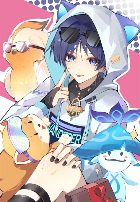 Wanderer Genshin Impact Danbooru