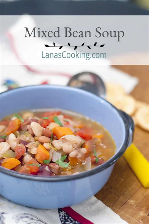 Warm And Comforting Mixed Bean Soup Never Enough Thyme