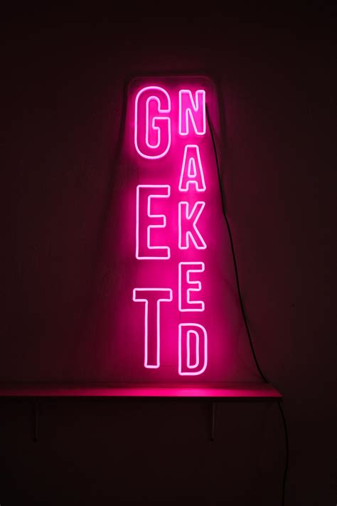 Get naked Неоновые вывески FLIX NEON