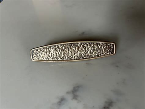 Solid Brass Mcm Drawer Pulls Set Of 8 Etsy