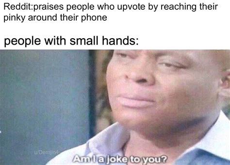 Tiny Hand Memes Middle Finger Tiny Hand Blue Seven