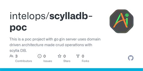 Github Intelopsscylladb Poc This Is A Poc Project With Go Gin Server Uses Domain Driven