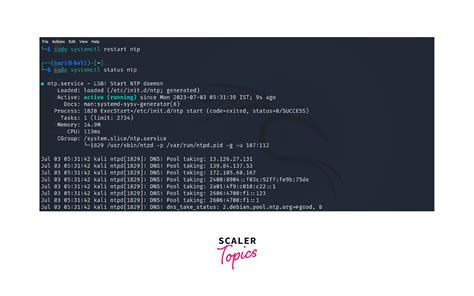 How To Install And Configure Ntp On Linux Scaler Topics