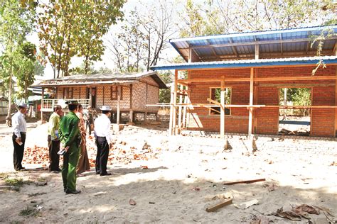 နေပြည်တော်ကောင်စီဥက္ကဋ္ဌ ဦးသန်းထွန်းဦး တပ်ကုန်းမြို့နယ်အတွင်း ဒေသဖွံ့ဖြိုးတိုးတက်ရေးလုပ်ငန်းများ