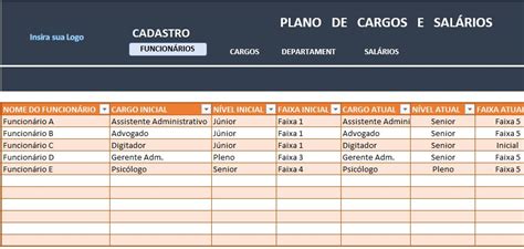 Planilha Cargos E Salários Em Excel Smart Planilhas