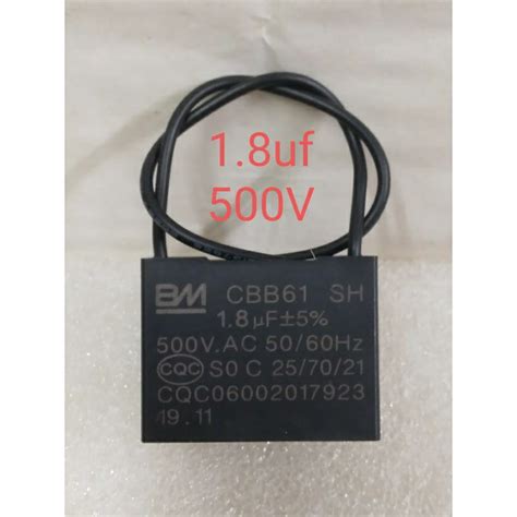 Cbb61 Bm 1 8uf 500vac High Quality Kipas Kapasitor For Kdk Panasonic