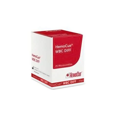 Hemocue Wbc Diff Microcuvettes 113503 2 X 25 Single Hce