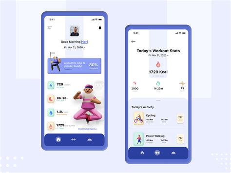 Goal Tracker Ui On Behance