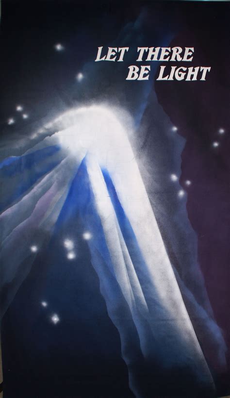 Let There Be Light Poster Design