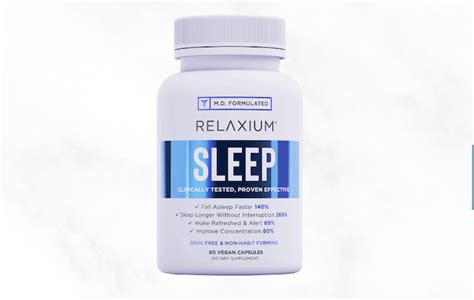 Relaxium Sleep Whats In This Over The Counter Supplement
