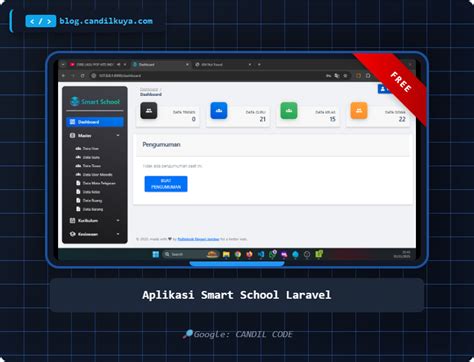 Source Code Aplikasi Smart School Berbasis Web Laravel Blog Candil Code