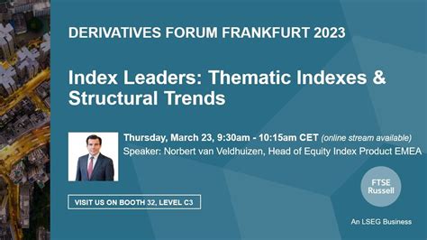 Patrick Donaldson On Linkedin Ftse Thematic Index Series