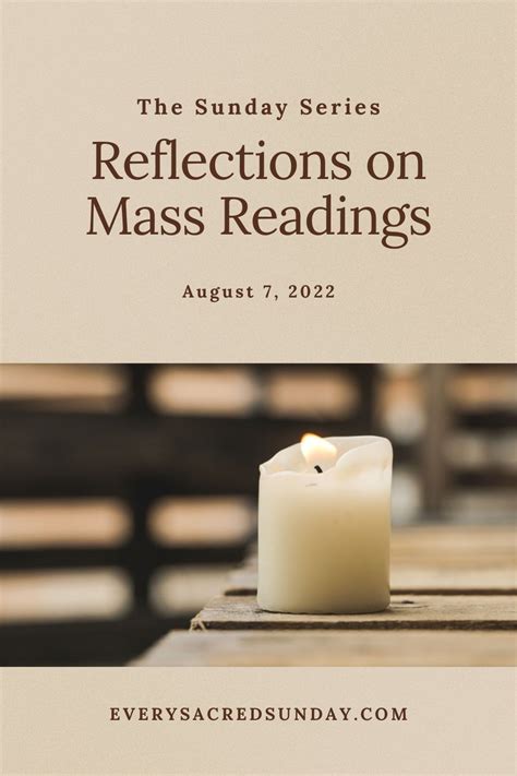 Reflection On Catholic Mass Bible Verses Artofit