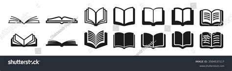 열린 책 아이콘 투명 배경에 고립 스톡 벡터로열티 프리 2504537117 Shutterstock