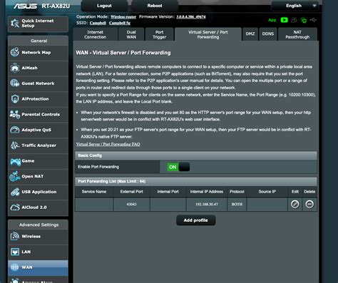Arc Port Forwarding Issue Asus Rt Ax82u Isp Media Com Arc Port Forwarding Help Roon Labs