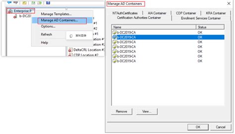 no certificate after renew ca certificate operation microsoft qanda
