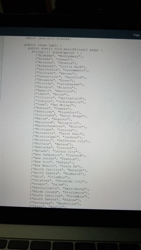 Solved 37 Guess The Capitals Write A Program That