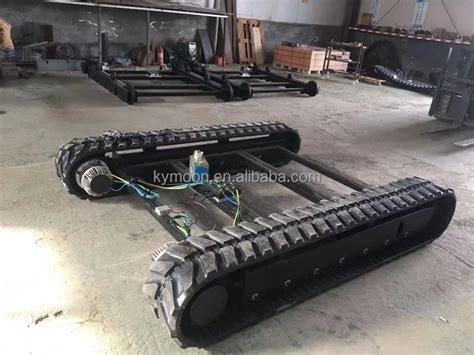 Tracked Vehicle Chassis Light Rubber Track Undercarriage Fire Fighting