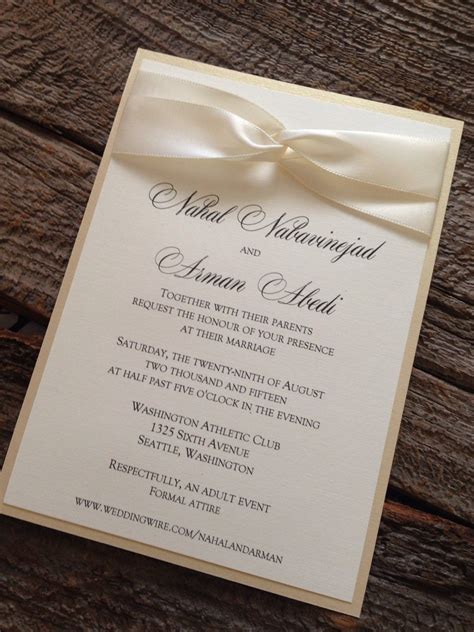 32 Marvelous Photo Of Elegant Wedding Invitation