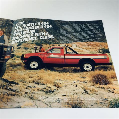 1981 Datsun Trucks By Nissan Datsun King Cab And Lil Hustler 4x4 Car