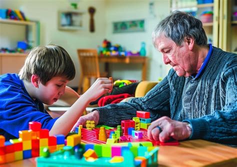 Conscientização Do Dia Do Autismo Representada Por Pessoas Diversas
