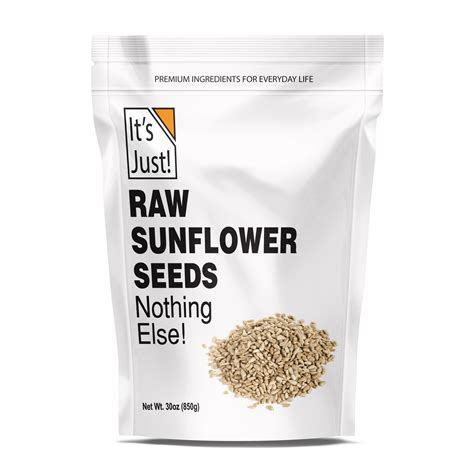 Its Just Raw Sunflower Seeds 138 Foods Inc