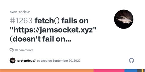 Fetch Fails On Doesnt Fail On Node Deno Curl · Issue 1263 · Oven