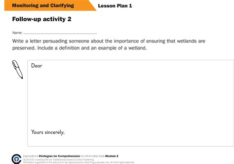 Monitoring And Clarifying Strategies For Comprehension
