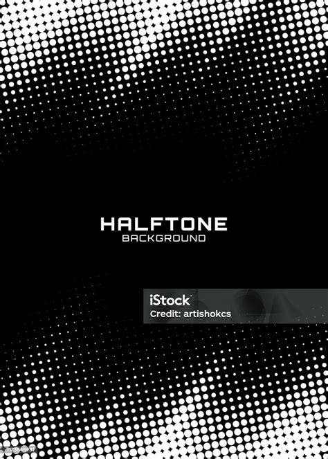 하프톤 점 그라데이션 패턴 텍스처 수직 배경입니다 포스터 전단지 브로셔 커버의 디자인에 하프 톤 원 지그재그 그런 지 패턴을 사용 하 여 프레임 벡터 지그재그 발견