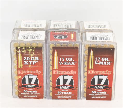 290 Rounds Hornady 17 Ammunition Landsborough Auctions