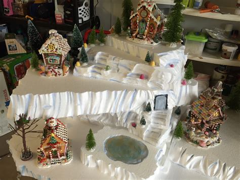 Copeland Christmas Blog Making A Mini Christmas Village Using Styrofoam