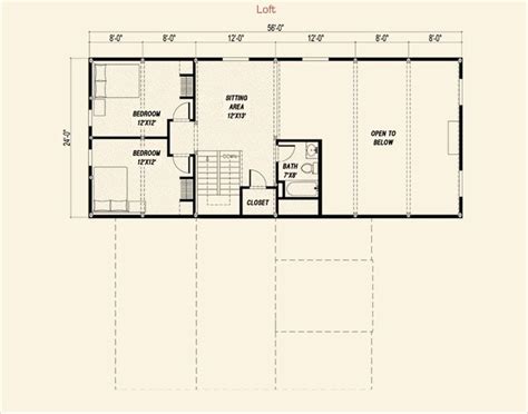 Barn Home Kit Loft Floor Plan Dream Acreage5 Combo Barn House Kits Timber Frame Homes Loft