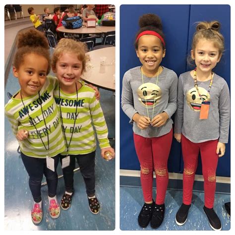 My Niece And Her Best Friend Dressing Up For Twin Day At School 2