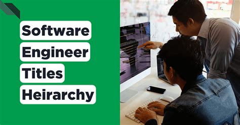 Software Engineer Titles Hierarchy