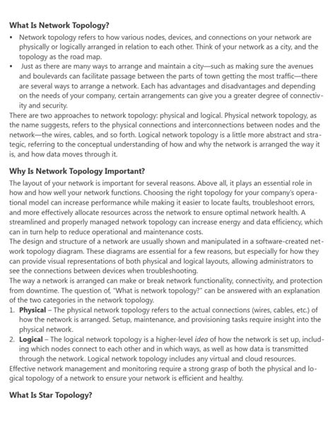 Ch 5 Remaining Notes Pdf Network Topology Computer Network