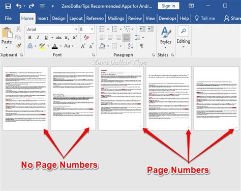 How To Insert Page Number In Word From Specific Page Page Number