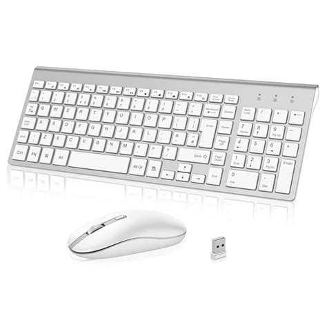 Buy Wireless Keyboard Mouse Combo Cimetech 2 4g Ultra Thin Keyboard And Mouse Set With Sleek