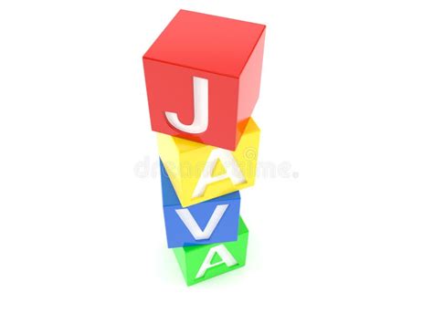 Java Text On Notebook Stock Illustration Illustration Of Script