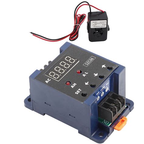 Szc06 Ac Digital Ammeter 0 350a Measure Range Upper Lower Limit Alarm Delay Relay Detec Ac110