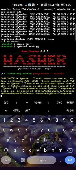 How To Install Hash Cracker Shorts Termux Shortvideos Youtube