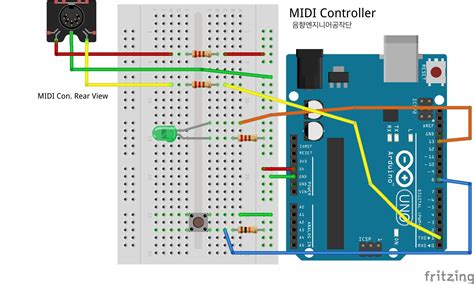 making midi controller 5 드디어 미디 신호를 쏜다 by 구종회 jonghoe koo
