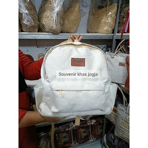 Jual Tas Ransel Model Bulat Ransel Oleh Oleh Khas Jogja Gailpromo